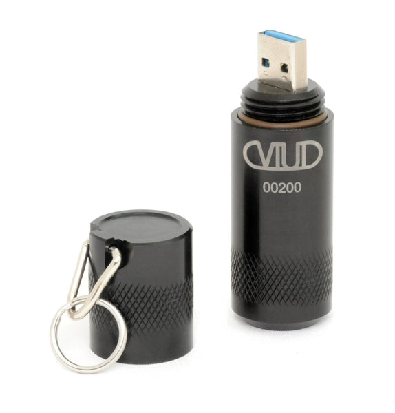 16GB Aluminum Black VIUD – VIUD: the Virtually Indestructible USB Drive